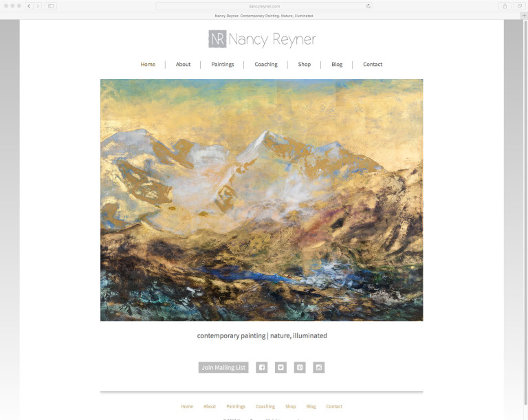 Nancy Reyner | Contemporary Painting | Nature, Illuminated - BadDog Design