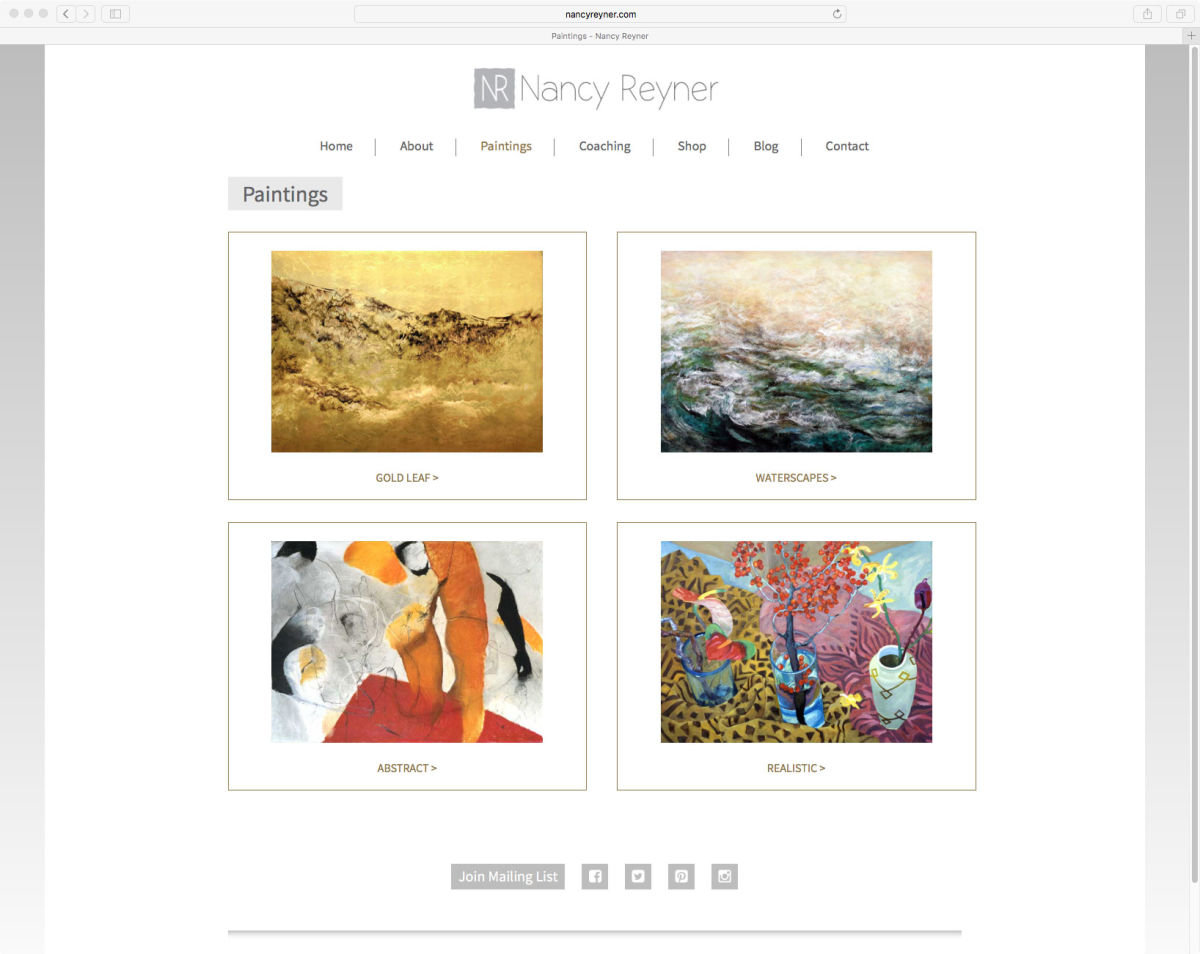 Nancy Reyner | Contemporary Painting | Nature, Illuminated - BadDog Design