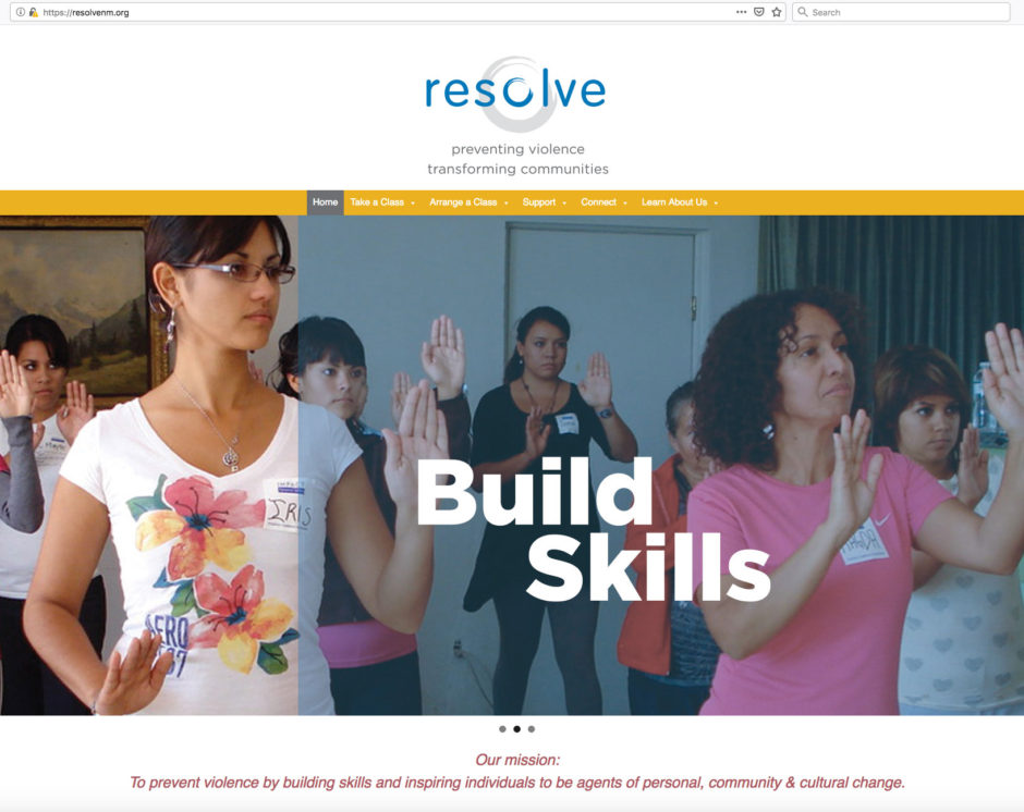 Resolve | Preventing Violence. Transforming Communities. - BadDog Design